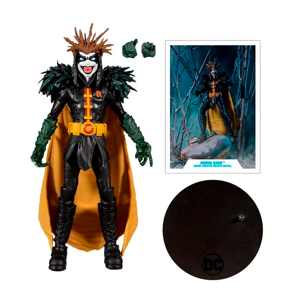 DC Multiverse Dark Nights: Death Metal Robin King – LOOSE – Robot Negro