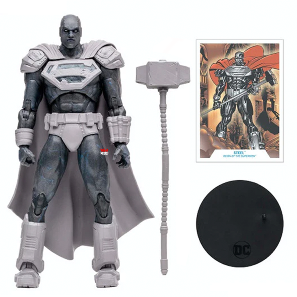 DC Multiverse Reign of the Supermen Steel (Platinum Edition) – Robot Negro