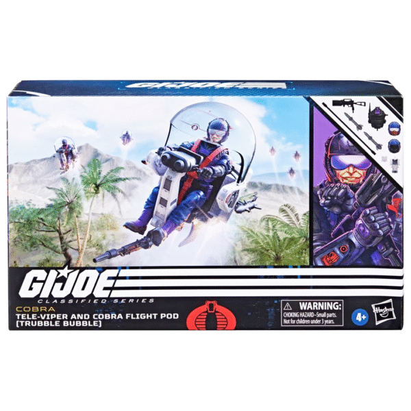 G.I. Joe Classified Series Tele-Viper & Cobra Flight Pod – Robot Negro