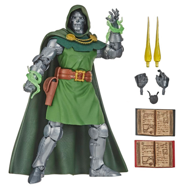 Marvel Legends Fantastic Four Doctor Doom (Retro Collection) – Robot Negro